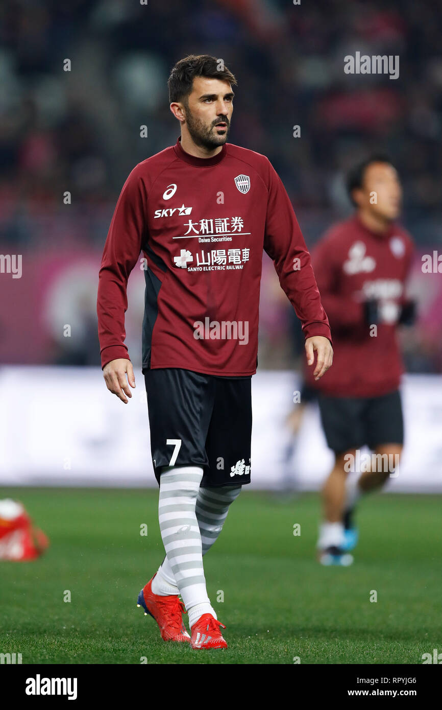 Osaka, Japan. 22nd Feb, 2019. ?David Villa (Vissel) Football/Soccer ...