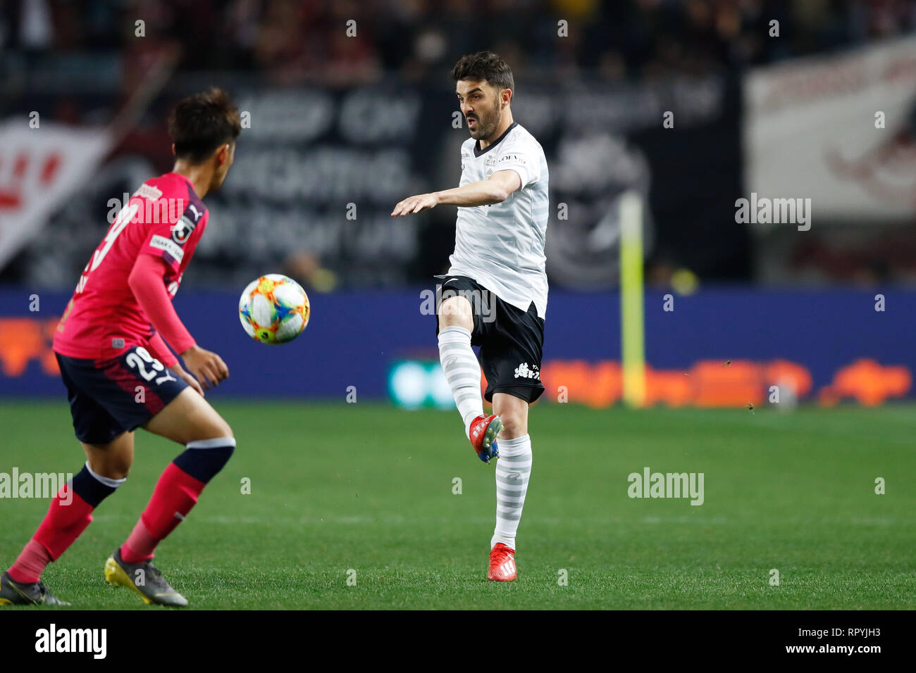 Osaka, Japan. 22nd Feb, 2019. ?David Villa (Vissel) Football/Soccer ...
