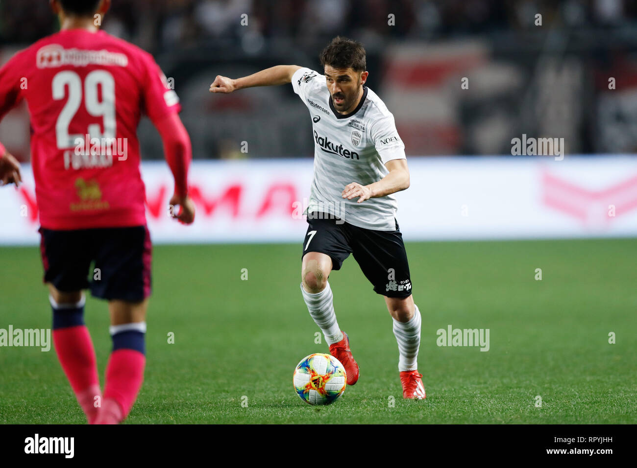 Osaka, Japan. 22nd Feb, 2019. ?David Villa (Vissel) Football/Soccer ...