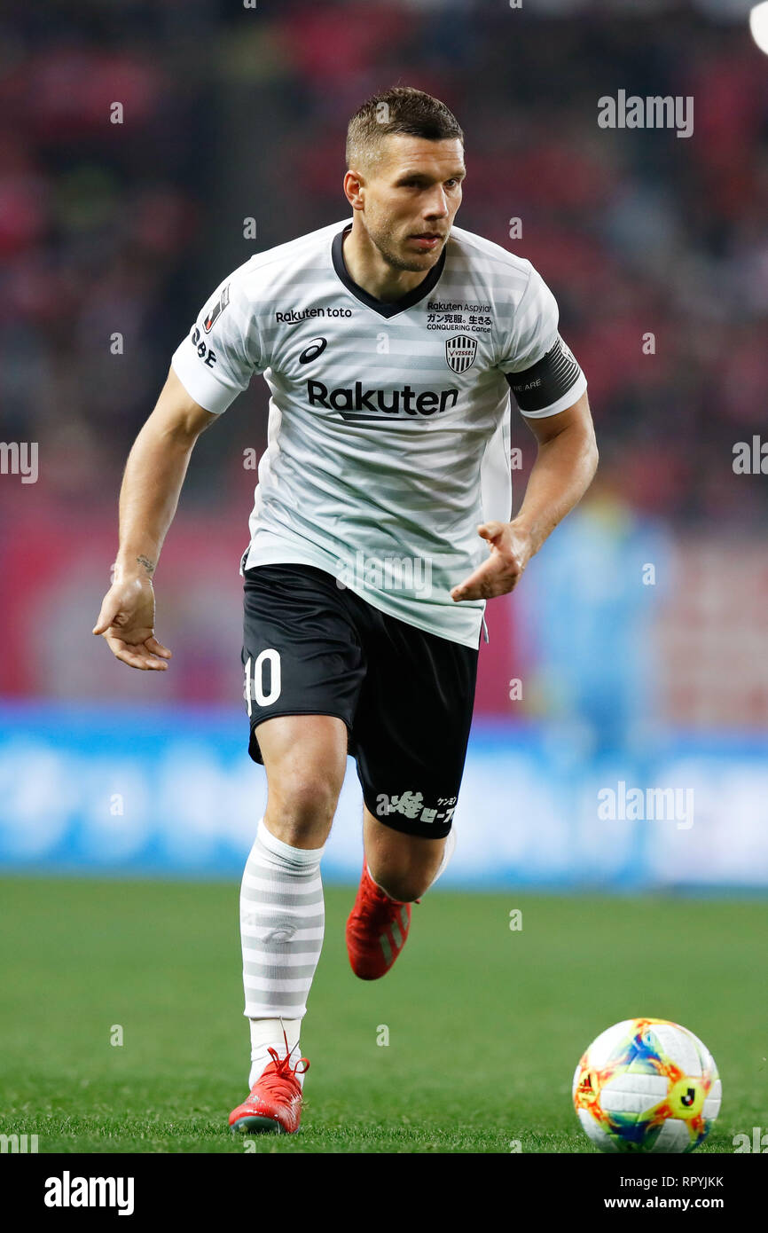 Osaka, Japan. 22nd Feb, 2019. Lukas Podolski (Vissel) Football/Soccer ...
