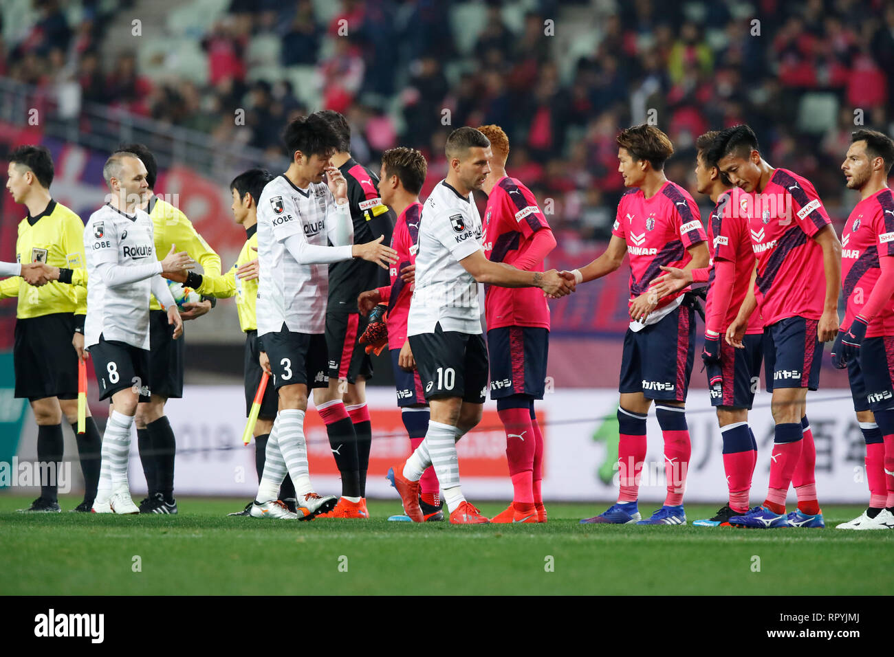 Osaka, Japan. 22nd Feb, 2019. Lukas Podolski (Vissel) Football/Soccer ...