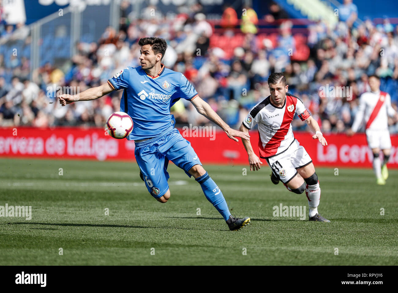 Coliseum Alfonso Perez, Getafe, Spain. 23rd Feb, 2019. La Liga football ...