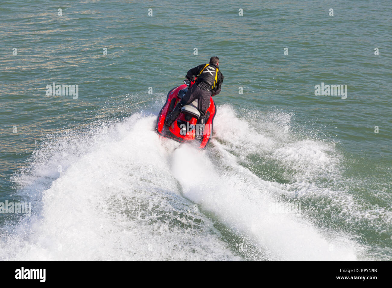 Jetski trick hi-res stock photography and images - Alamy