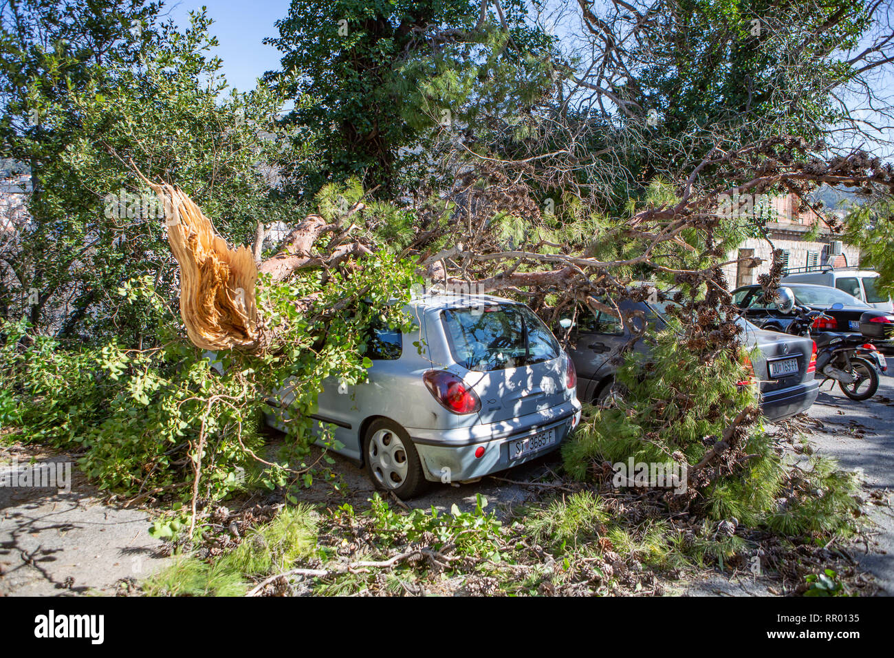 Toppled Car High Resolution Stock Photography and Images - Alamy