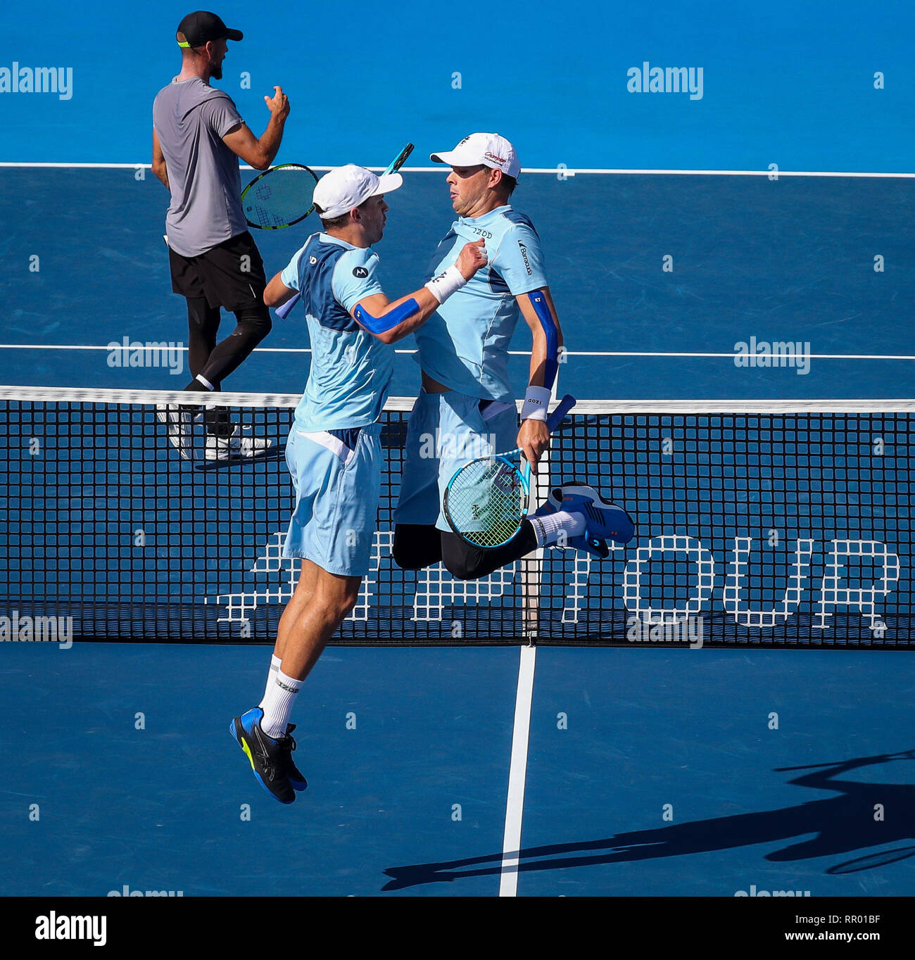 Delray Beach, Florida, USA. 23rd Feb, 2019. Mike (left) and his brother ...