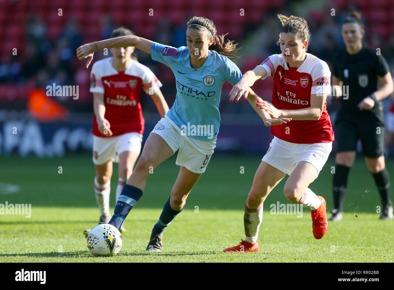 Manchester City's Jill Scott in action during the FA Women's ...