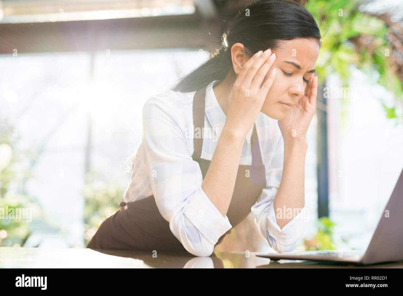Tired of work Stock Photo - Alamy