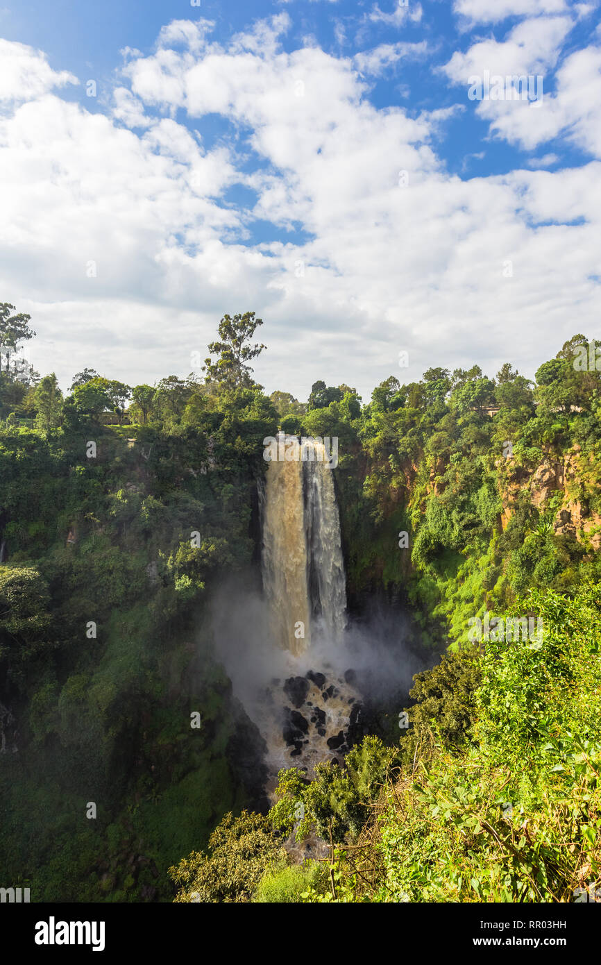 Thompson Waterfall. Northern Kenya, Africa Stock Photo - Alamy