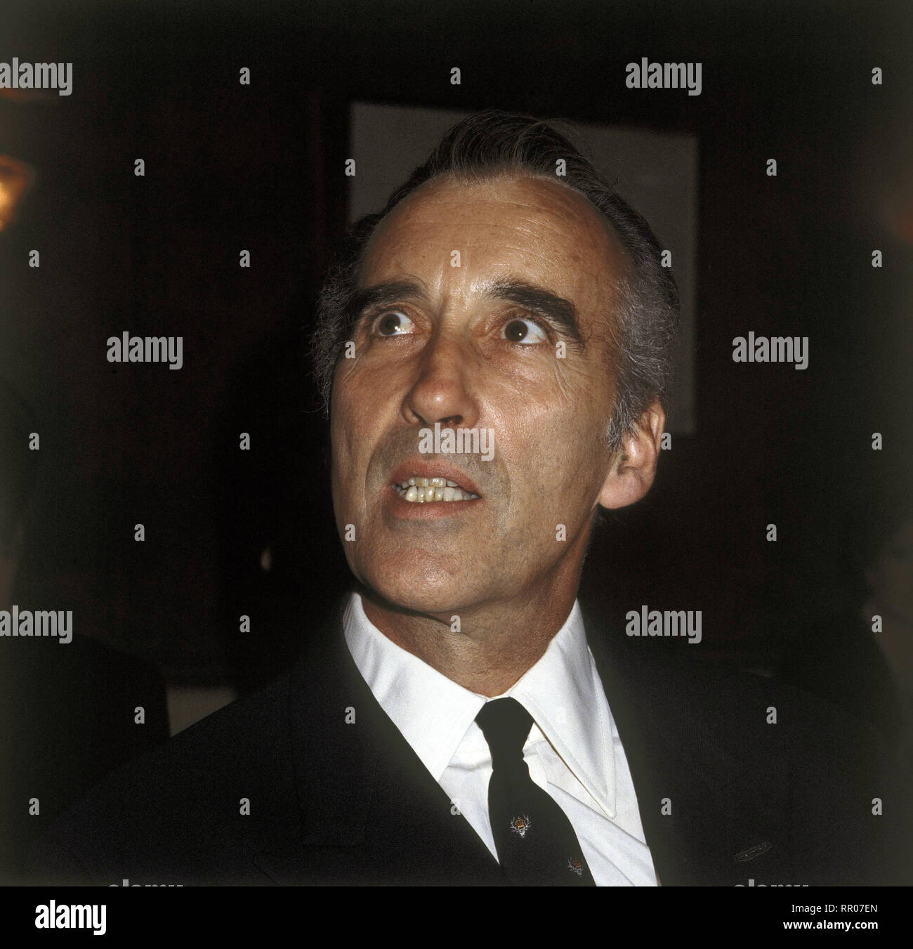 Christopher lee portrait hi-res stock photography and images - Alamy