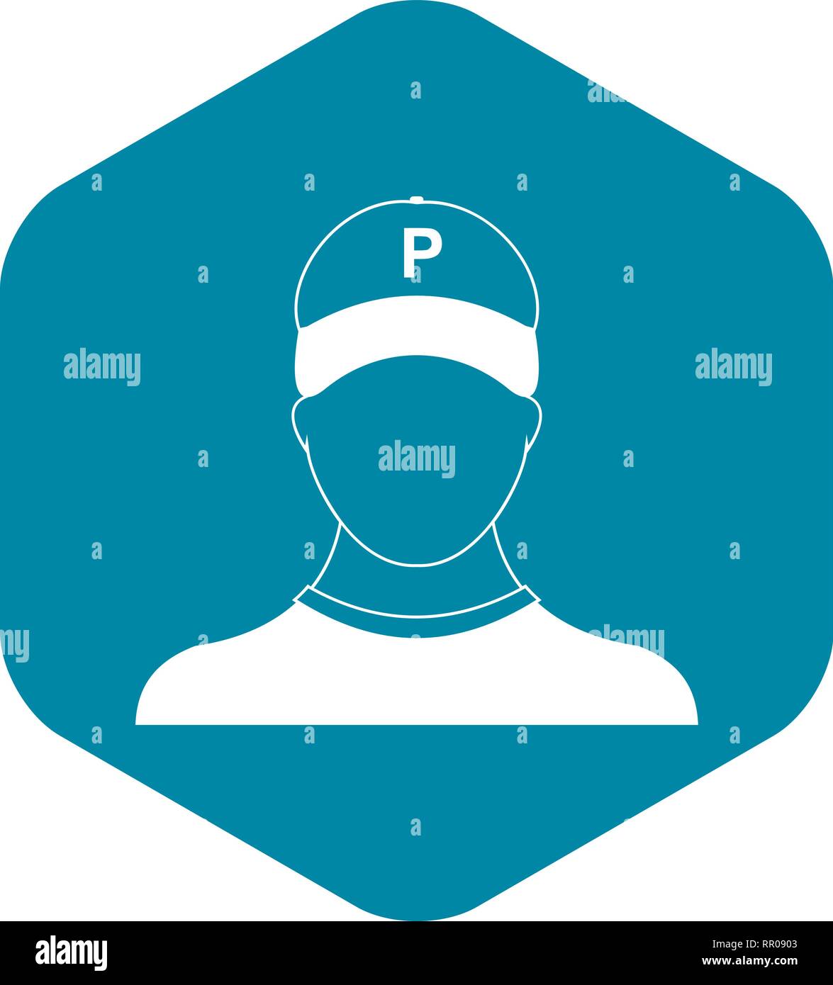 Parking attendant icon, simple style Stock Vector Image & Art - Alamy