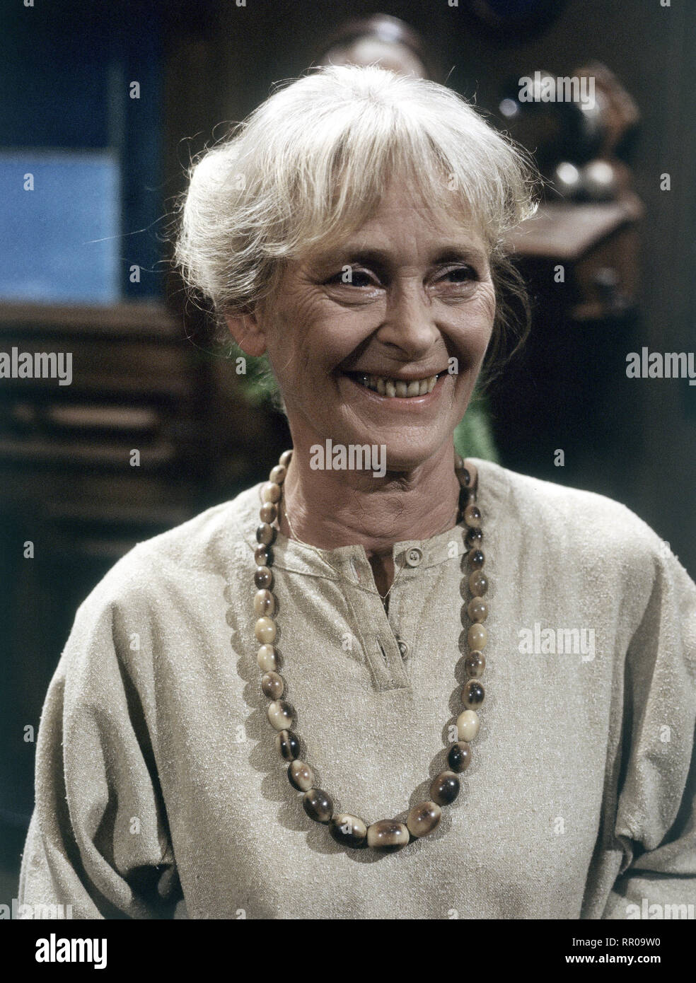 Die Schauspielerin EVA BRUMBY - 10/1985 / Überschrift: EVA BRUMBY Stock ...