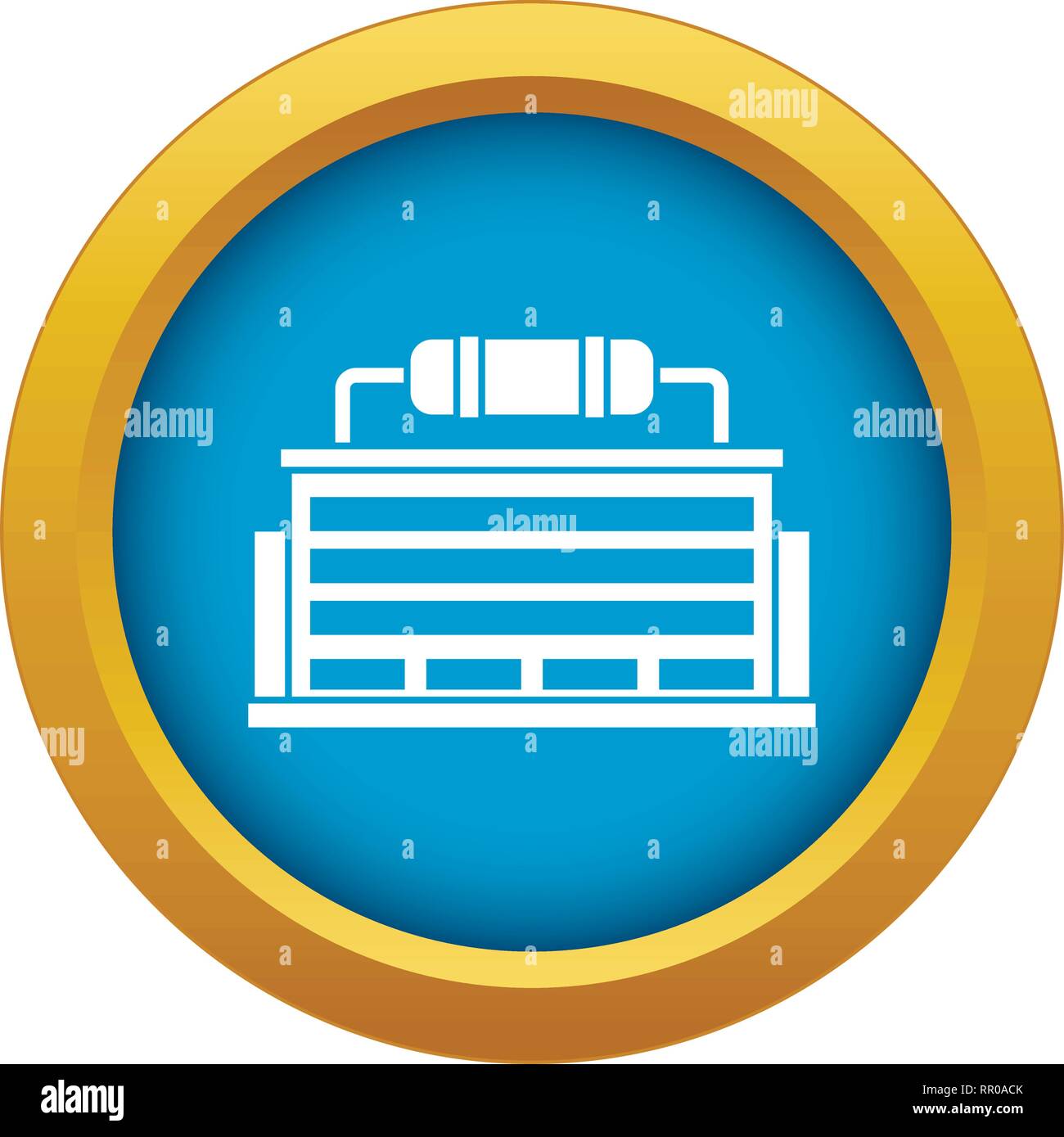 Plant icon blue vector isolated Stock Vector Image & Art - Alamy