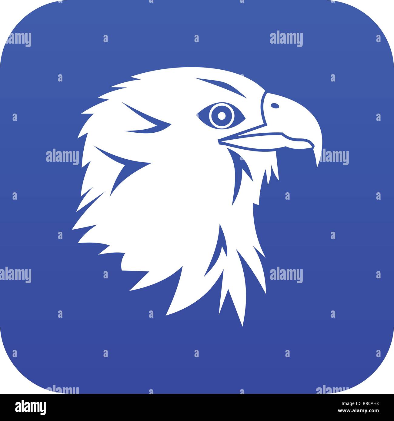 Eagle icon digital blue Stock Vector Image & Art - Alamy