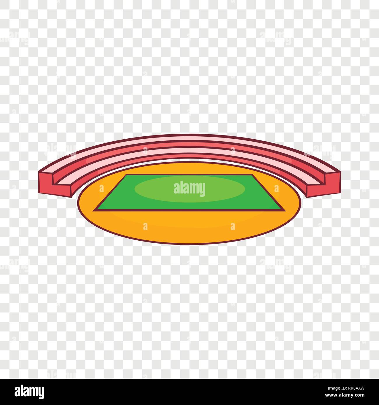 Small sports stadium icon, cartoon style Stock Vector Image & Art - Alamy