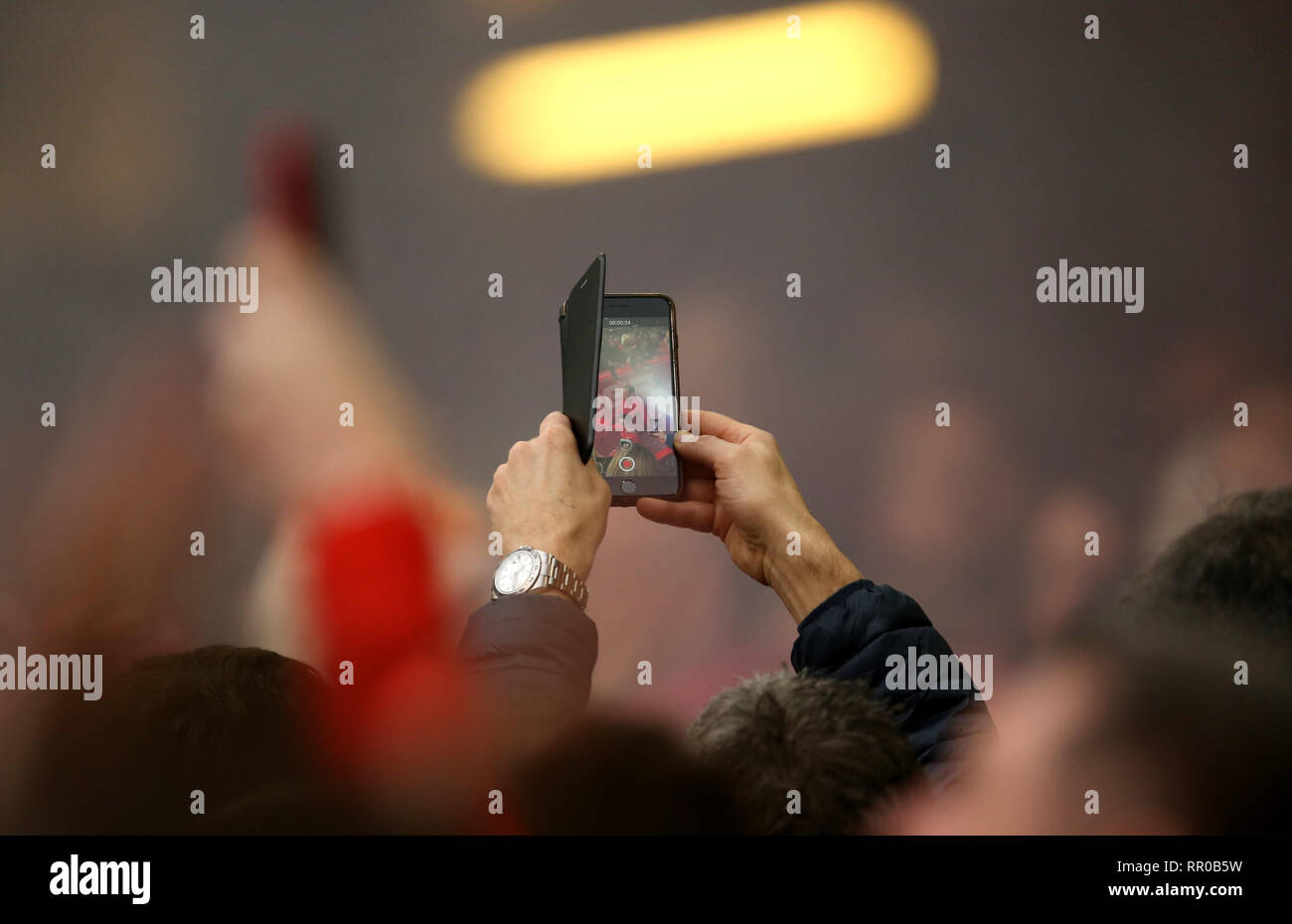 Walking out of a stadium tunnel hi-res stock photography and images - Alamy