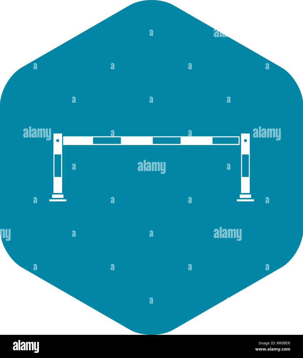 Traffic barrier icon, simple style Stock Vector Image & Art - Alamy