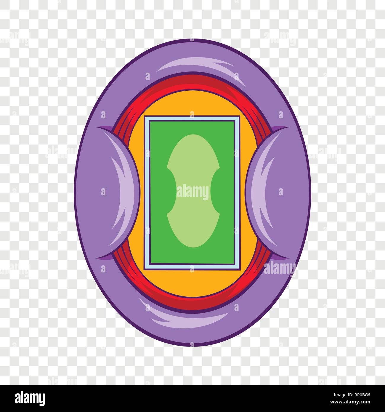 Oval football stadium icon, cartoon style Stock Vector Image & Art - Alamy