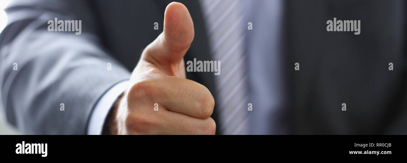 Male hand showing OK or confirm sign with Stock Photo - Alamy