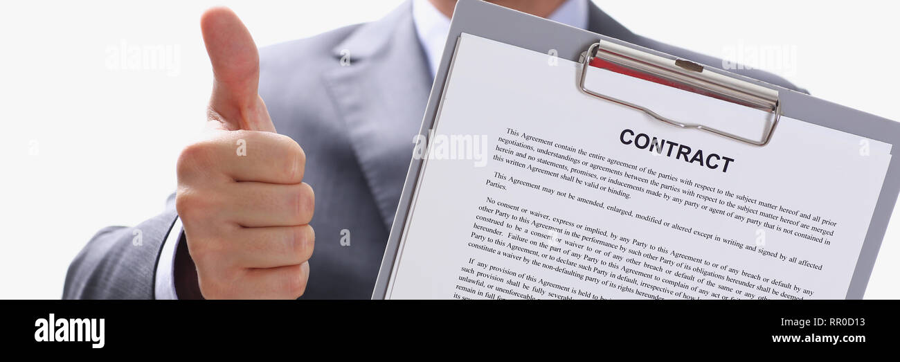 Male hand showing OK or confirm sign with Stock Photo - Alamy