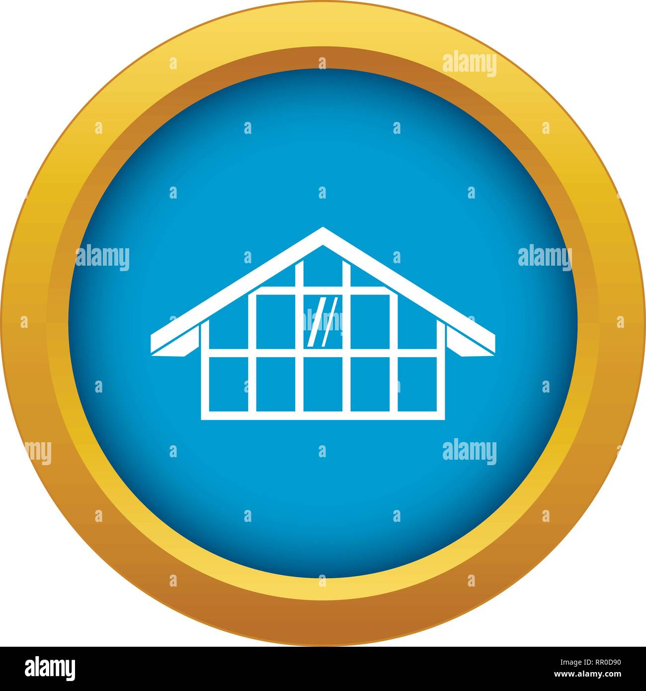 Warehouse icon blue vector isolated Stock Vector Image & Art - Alamy