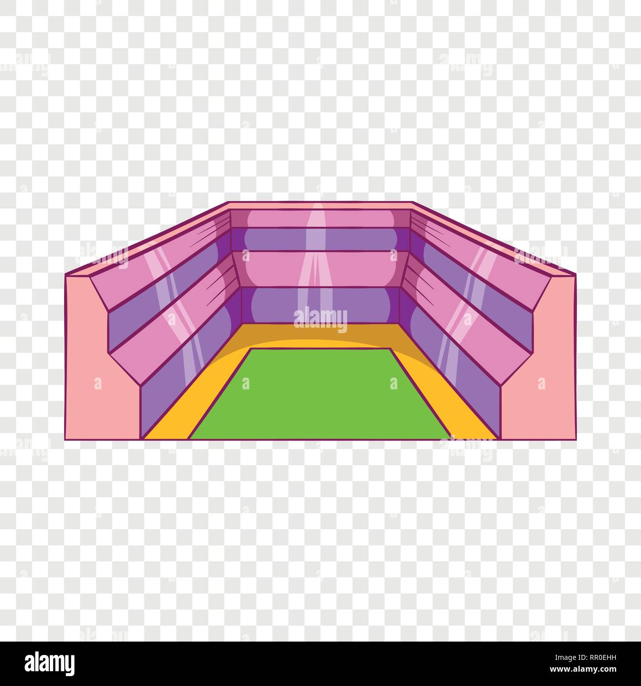 Rectangular stadium icon, cartoon style Stock Vector Image & Art - Alamy