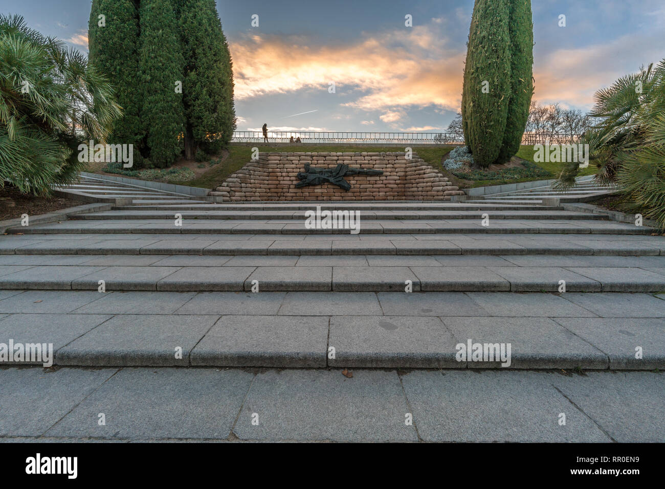 Madrid, Spain - January 3, 2017 : Spanish civil War Memorial to the ...