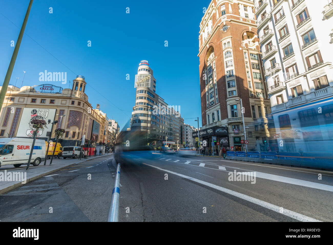 18 gran via hi-res stock photography and images - Alamy