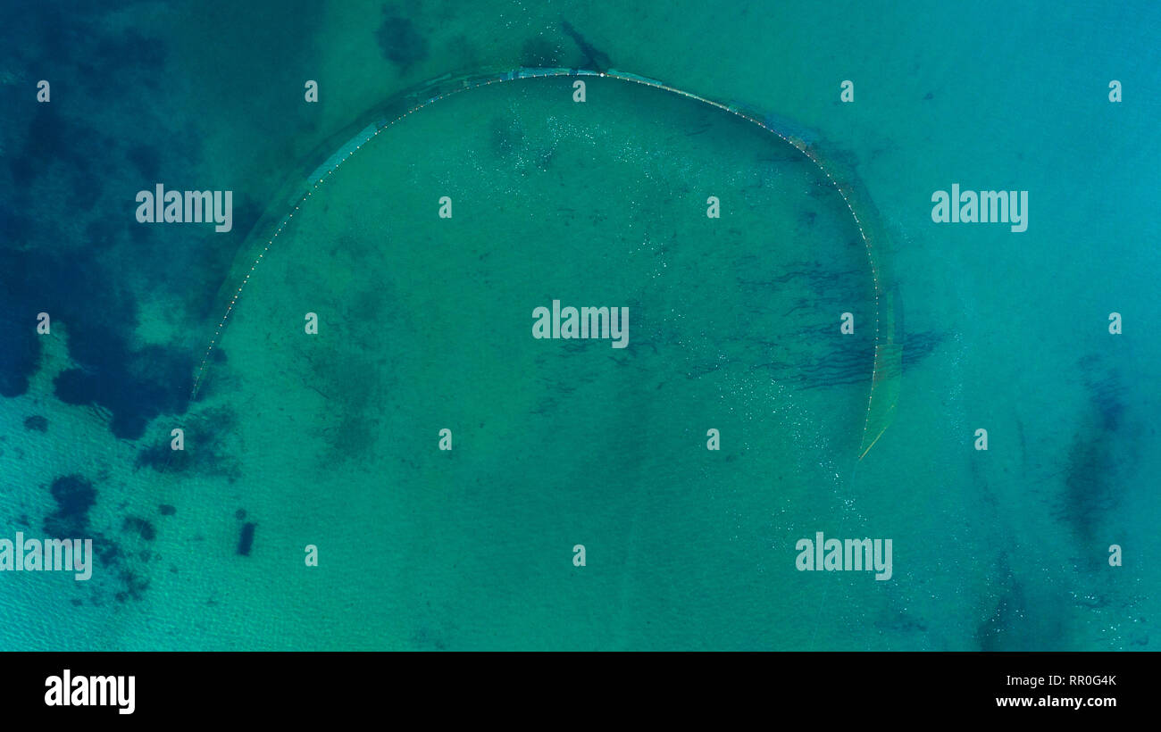 Fishing net top view hi-res stock photography and images - Alamy