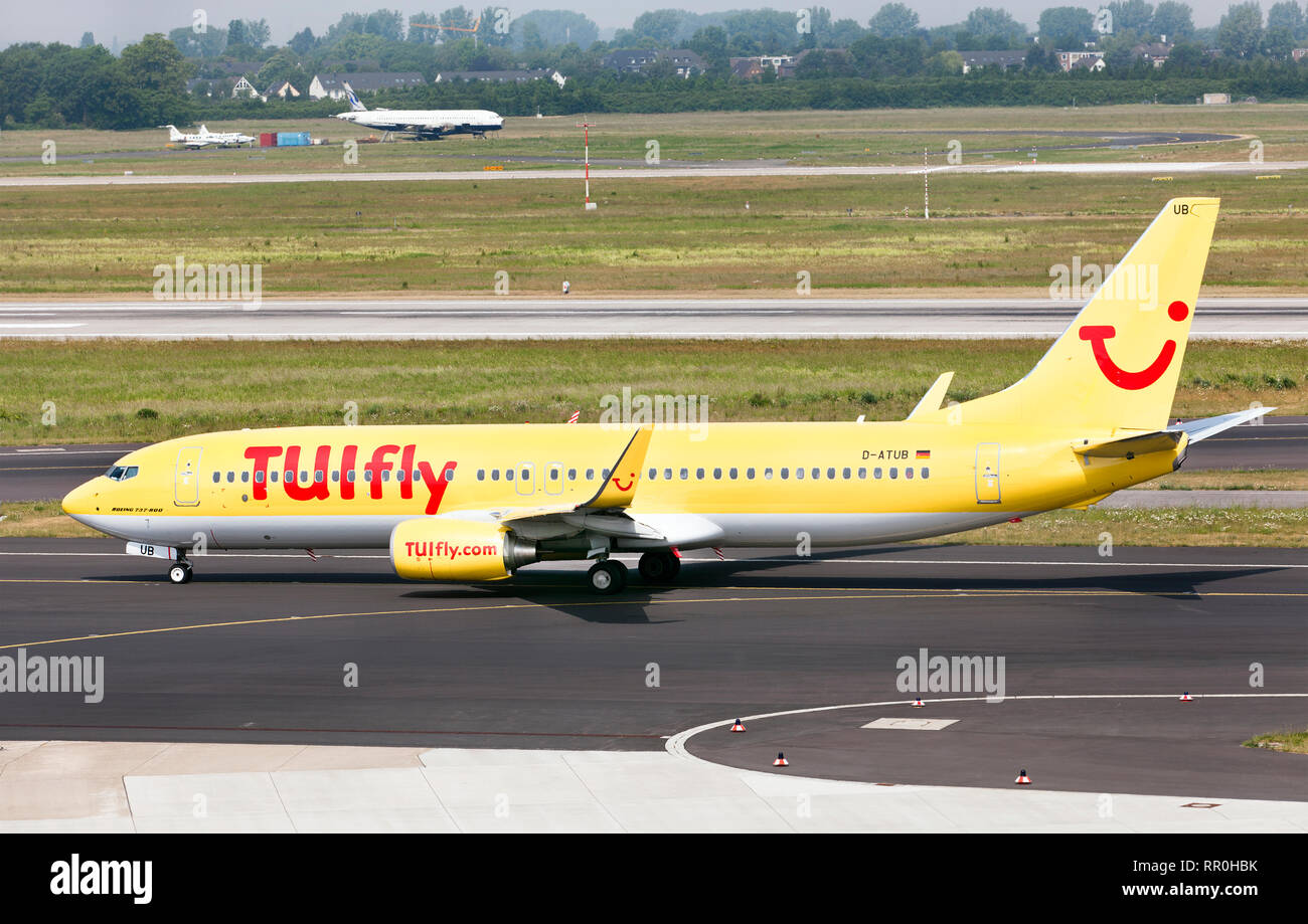 The Boeing 737-800 of German airline TUIfly part of the largest travel ...