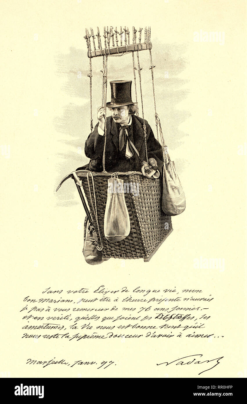 Nadar balloon hi-res stock photography and images - Alamy