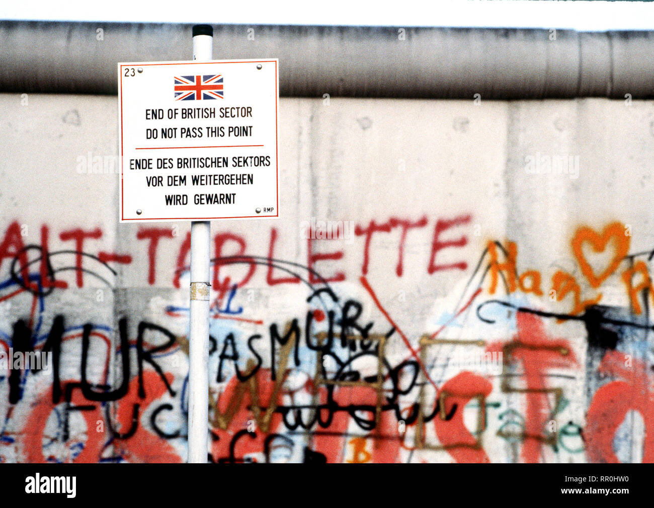 British sector berlin hi-res stock photography and images - Alamy