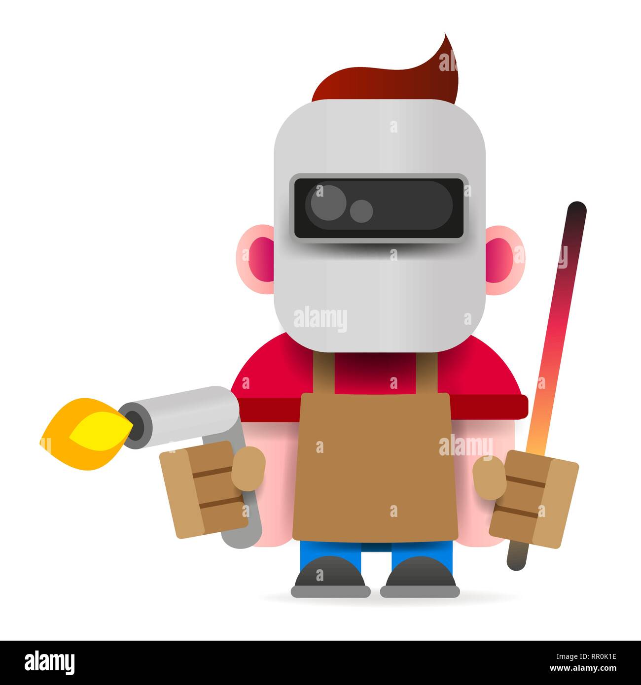 Welding iron rod Stock Vector Images - Alamy