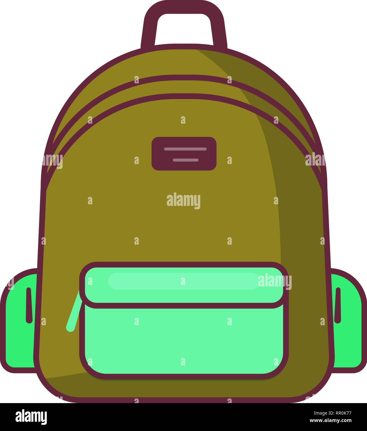 Backpack icon - vector school symbol - travel icon Stock Vector Image ...