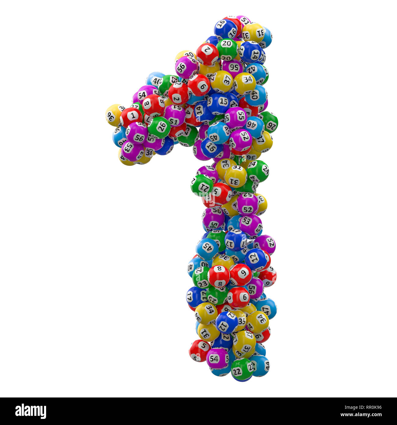 Lottery number balls hi-res stock photography and images - Alamy