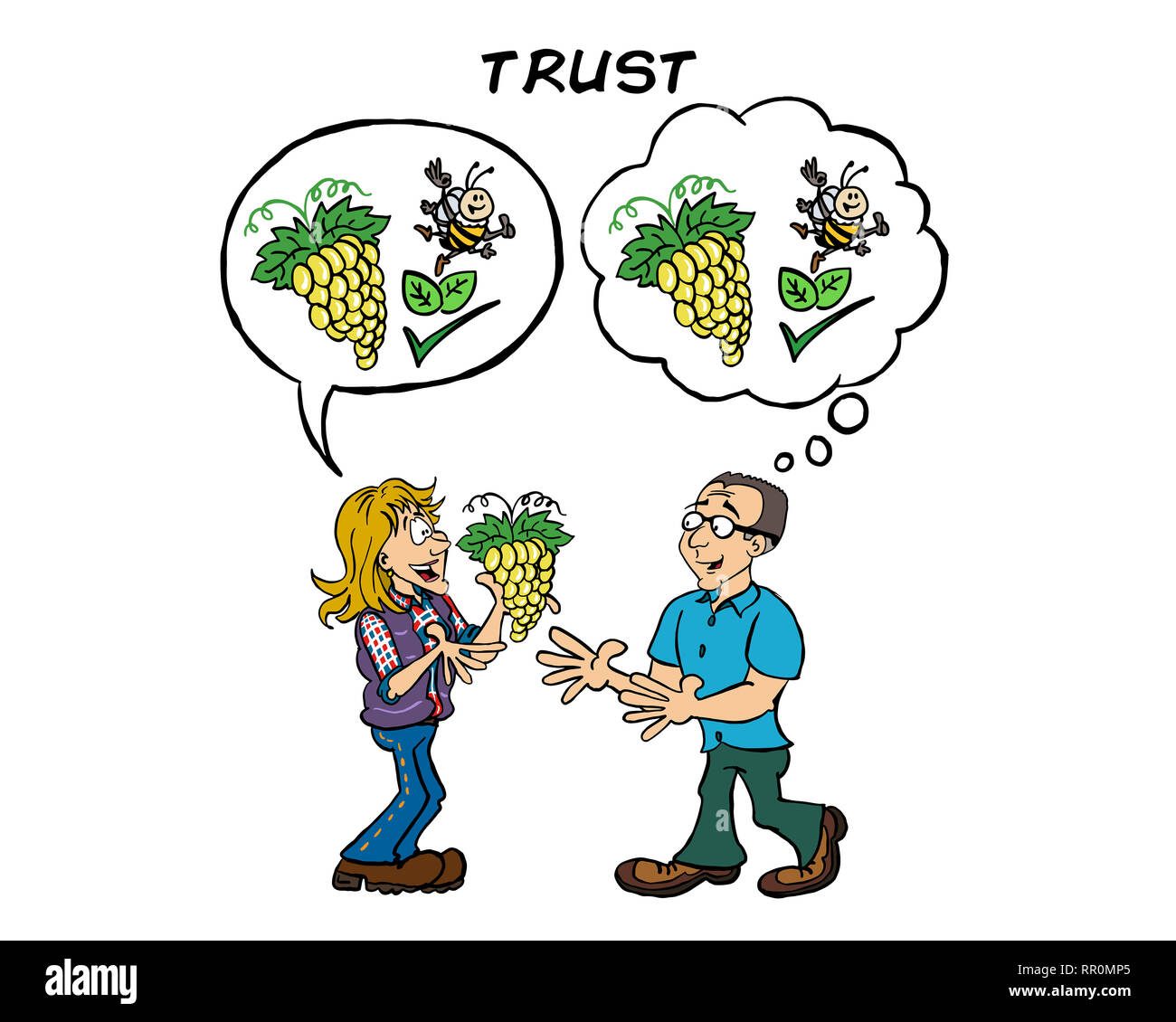 Simple trust without the blockchain Stock Photo - Alamy
