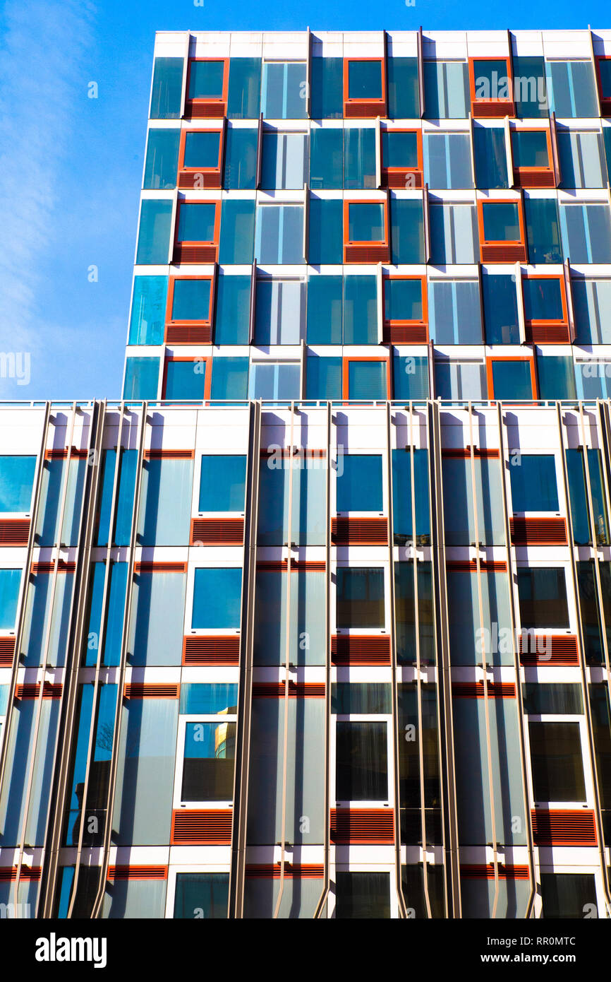 Colorful facade exterior modern design hi-res stock photography and ...