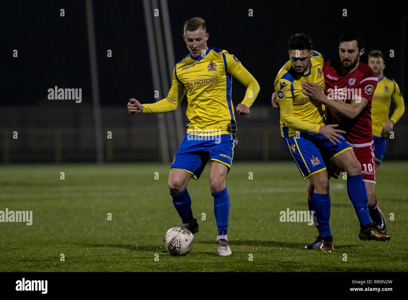 Barry Town United host Connahs Quay Nomads at Jenner Park in the Welsh ...