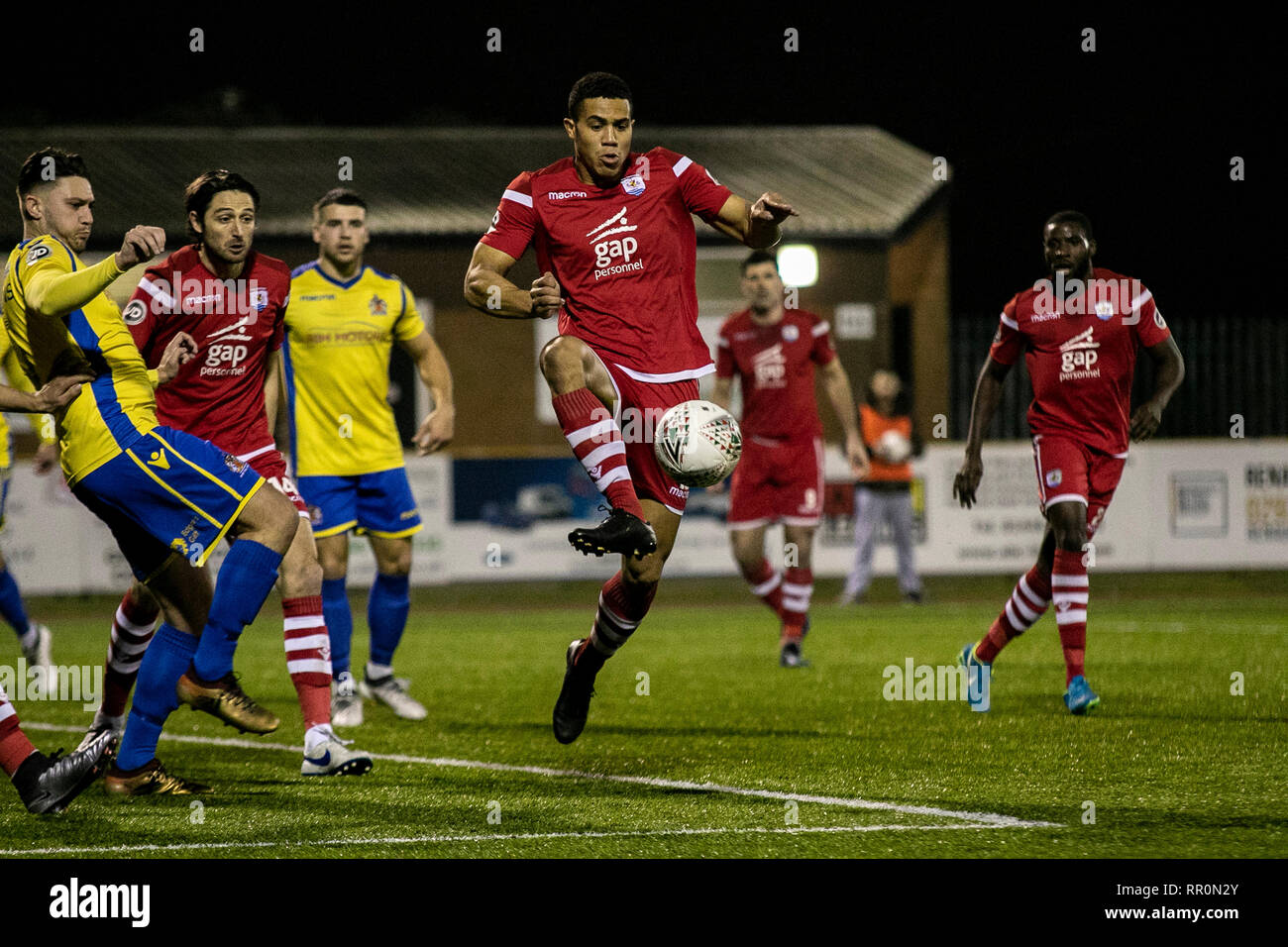 Barry Town United host Connahs Quay Nomads at Jenner Park in the Welsh ...