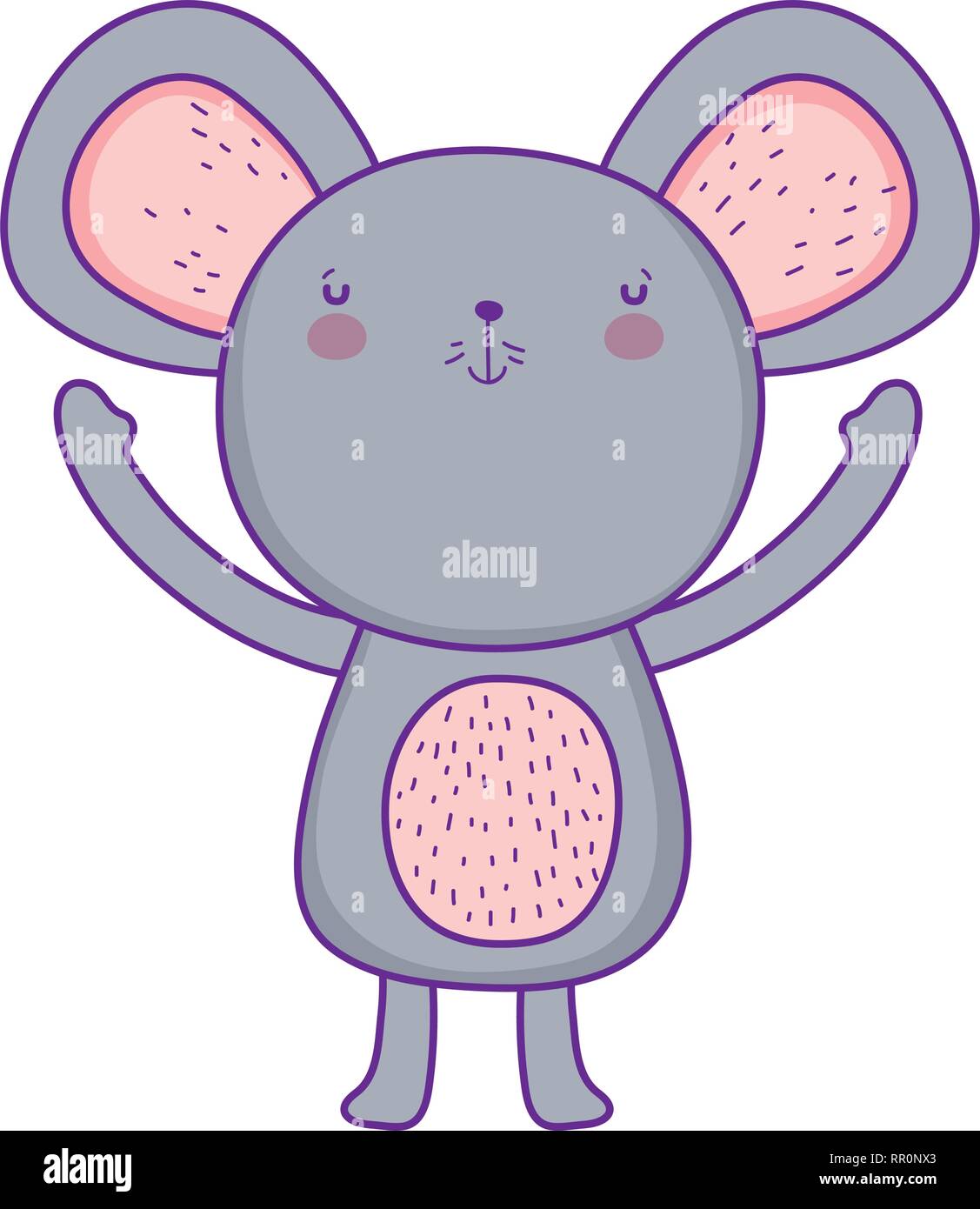 cute and little mouse character Stock Vector Image & Art - Alamy