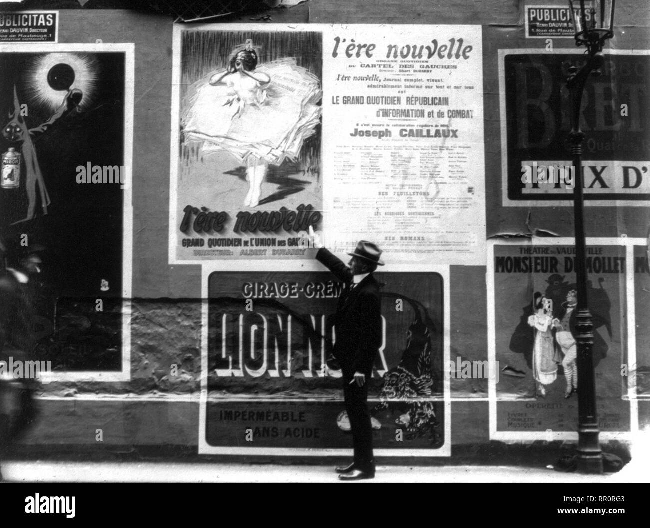 Paris France maybe 1922 Stock Photo - Alamy