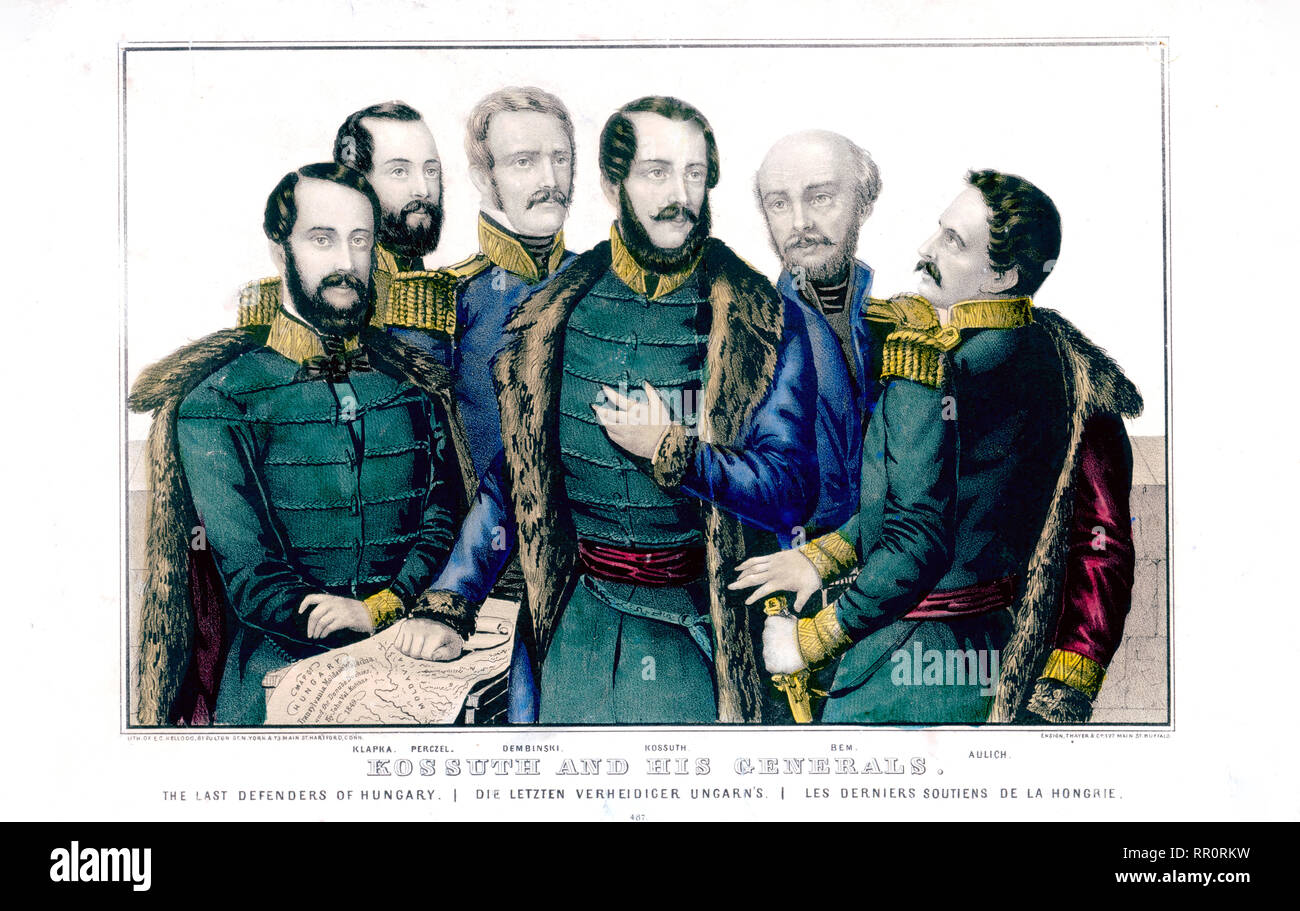 Kossuth and his generals hi-res stock photography and images - Alamy