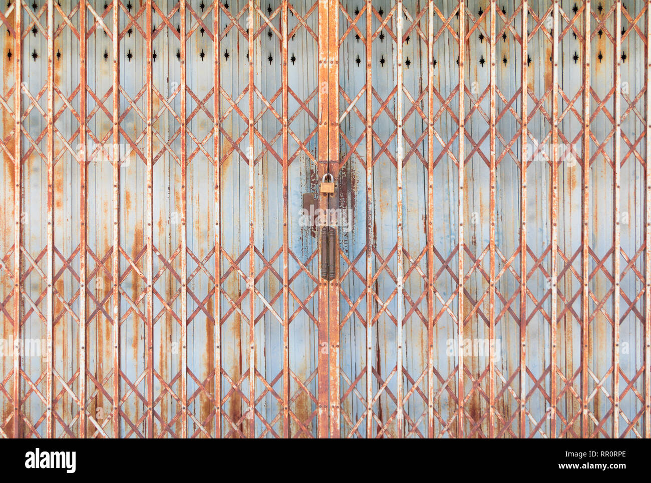 old steel door rust surface for background with copy space add text ...