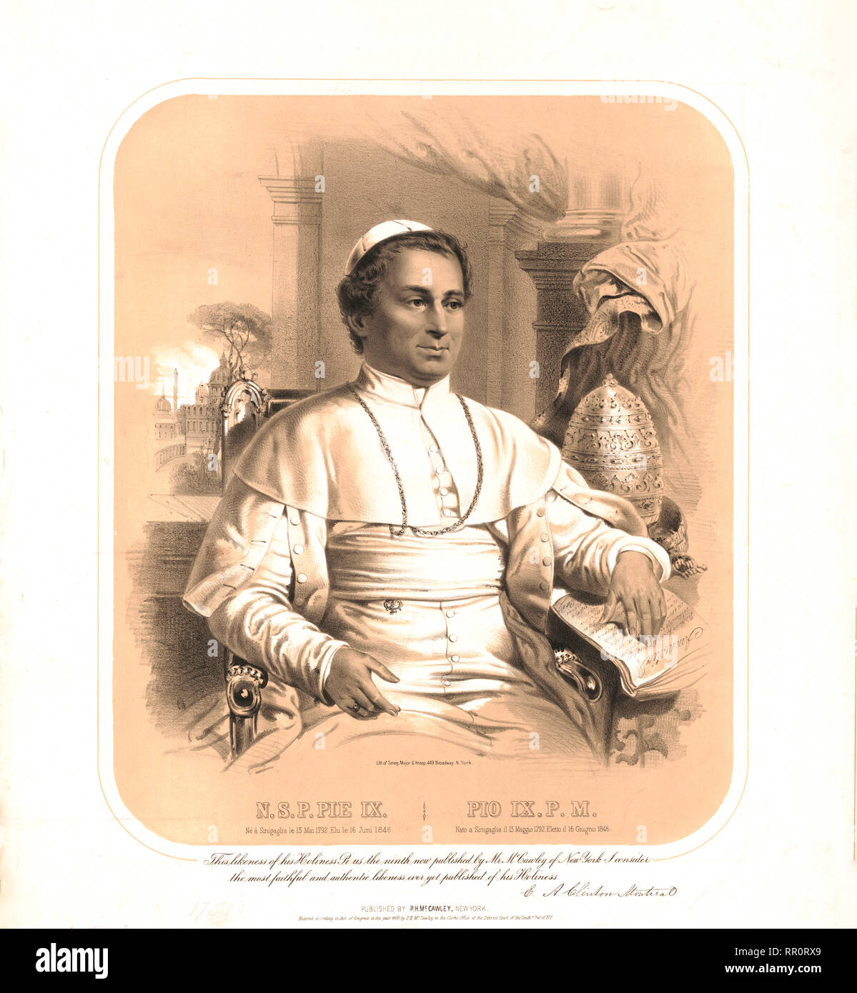 Pio ix hi-res stock photography and images - Alamy