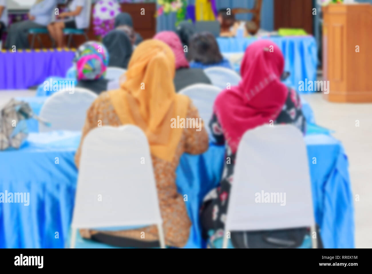 Muslim woman conference hi-res stock photography and images - Alamy