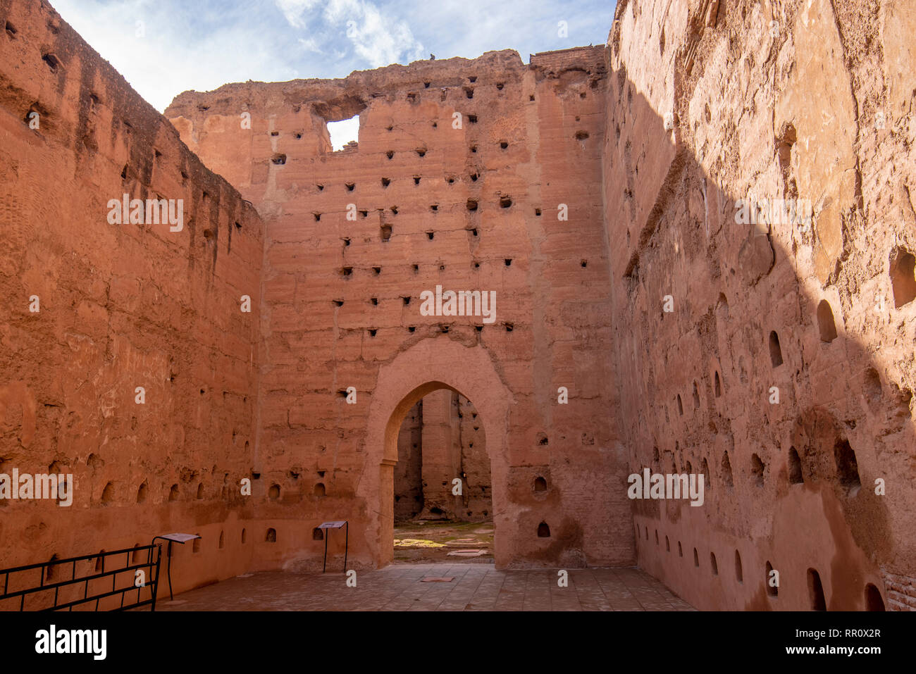 El Badi Palace is a ruined palace located in Marrakech, Morocco. It is ...