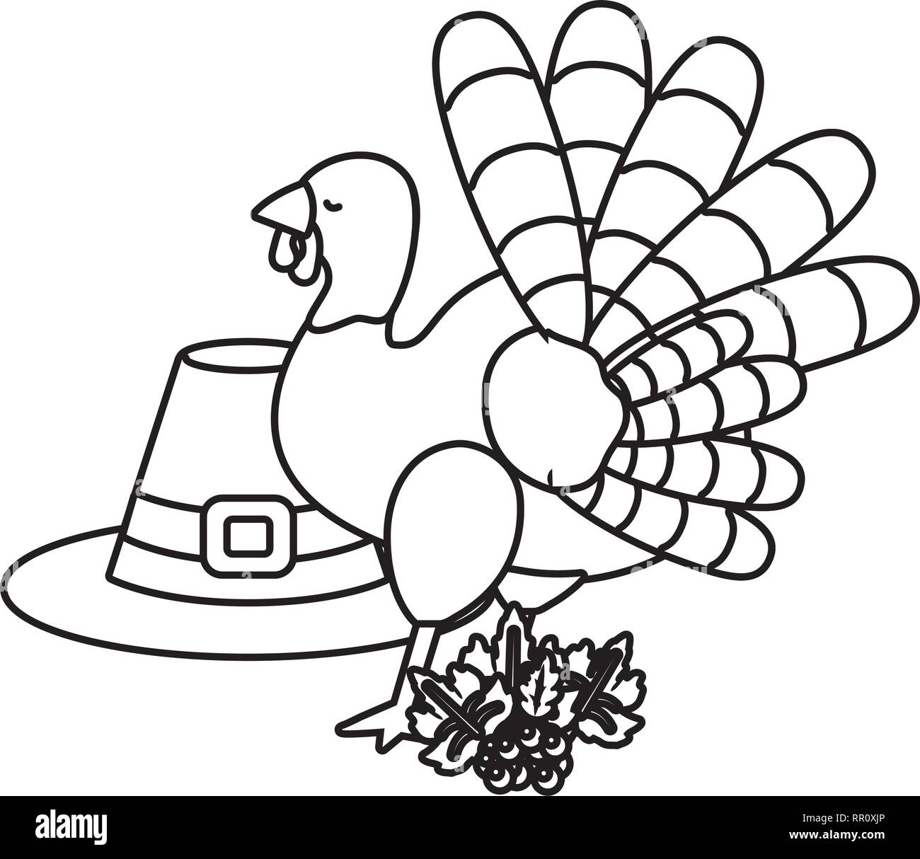 thanksgiving day cartoon Stock Vector Image & Art - Alamy