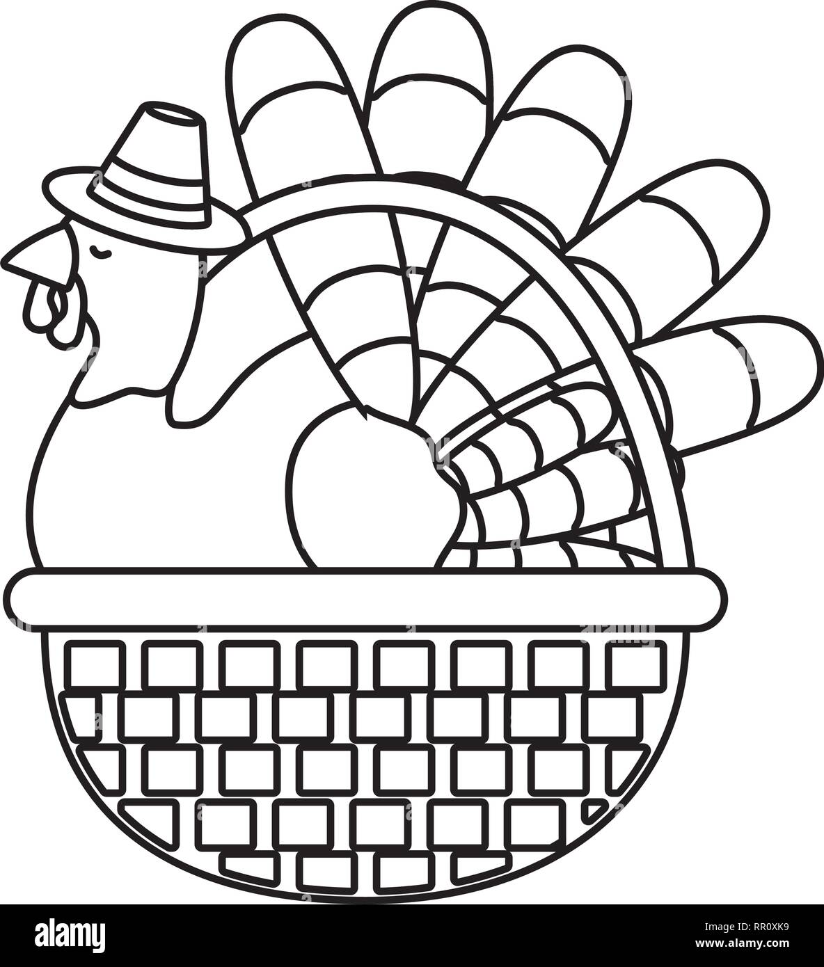 thanksgiving day cartoon Stock Vector Image & Art - Alamy