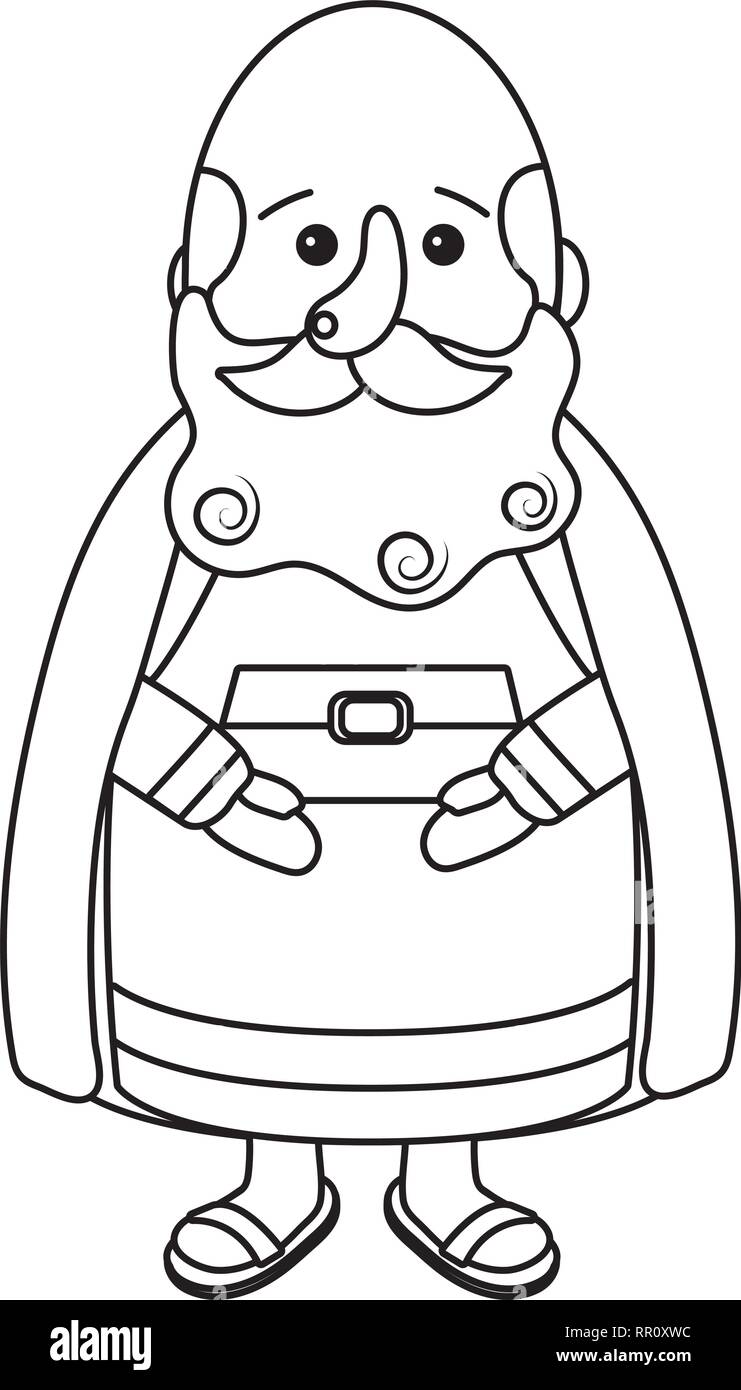 nativity wise man cartoon Stock Vector Image & Art - Alamy