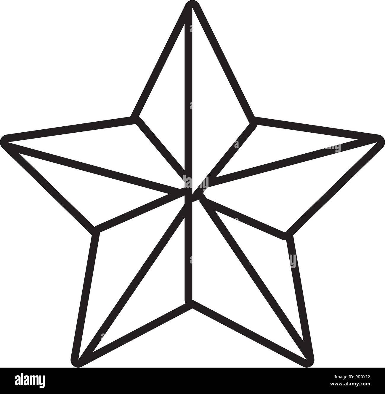 isolated star cartoon Stock Vector Image & Art - Alamy