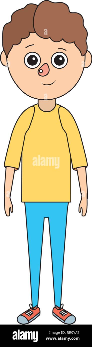 cute boy cartoon Stock Vector Image & Art - Alamy